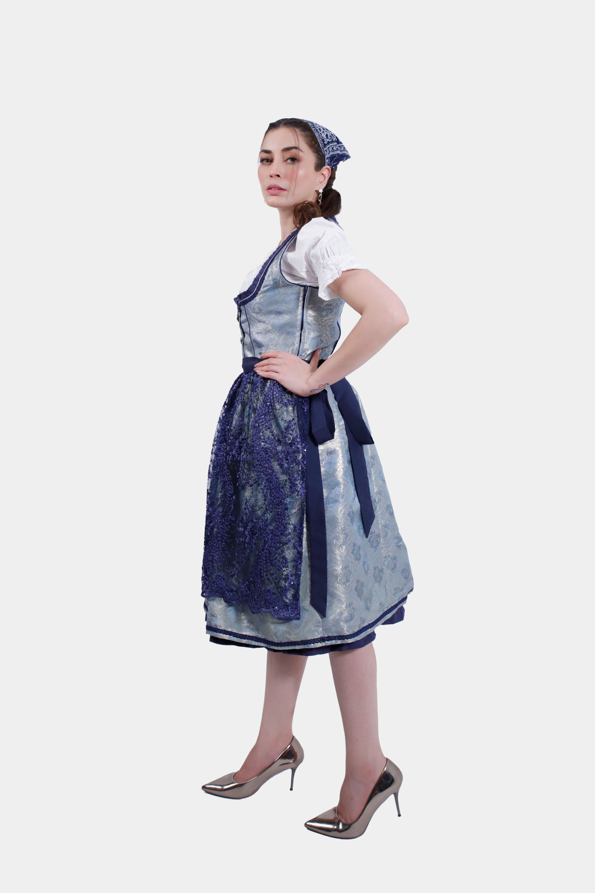 Blue Dirndl Dress Maria Lara | eDirndl